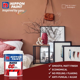 Nippon Matex CC Emulsion Paint 1L Nippon Paint Interior Paint | Shopee ...