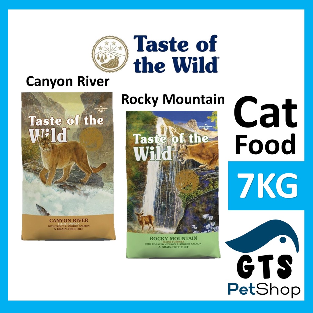 (Original Pack) TOTW Taste Of The Wild (7kg) Grain Free Cat Dry Food ...