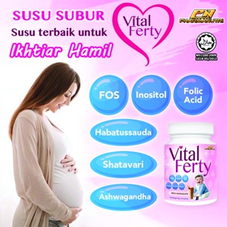 Vital Ferty Susu Ikhtiar Hamil 15 Sachet | Maternity | Mengandung | Mamom Hope Enerjax Efferty ...