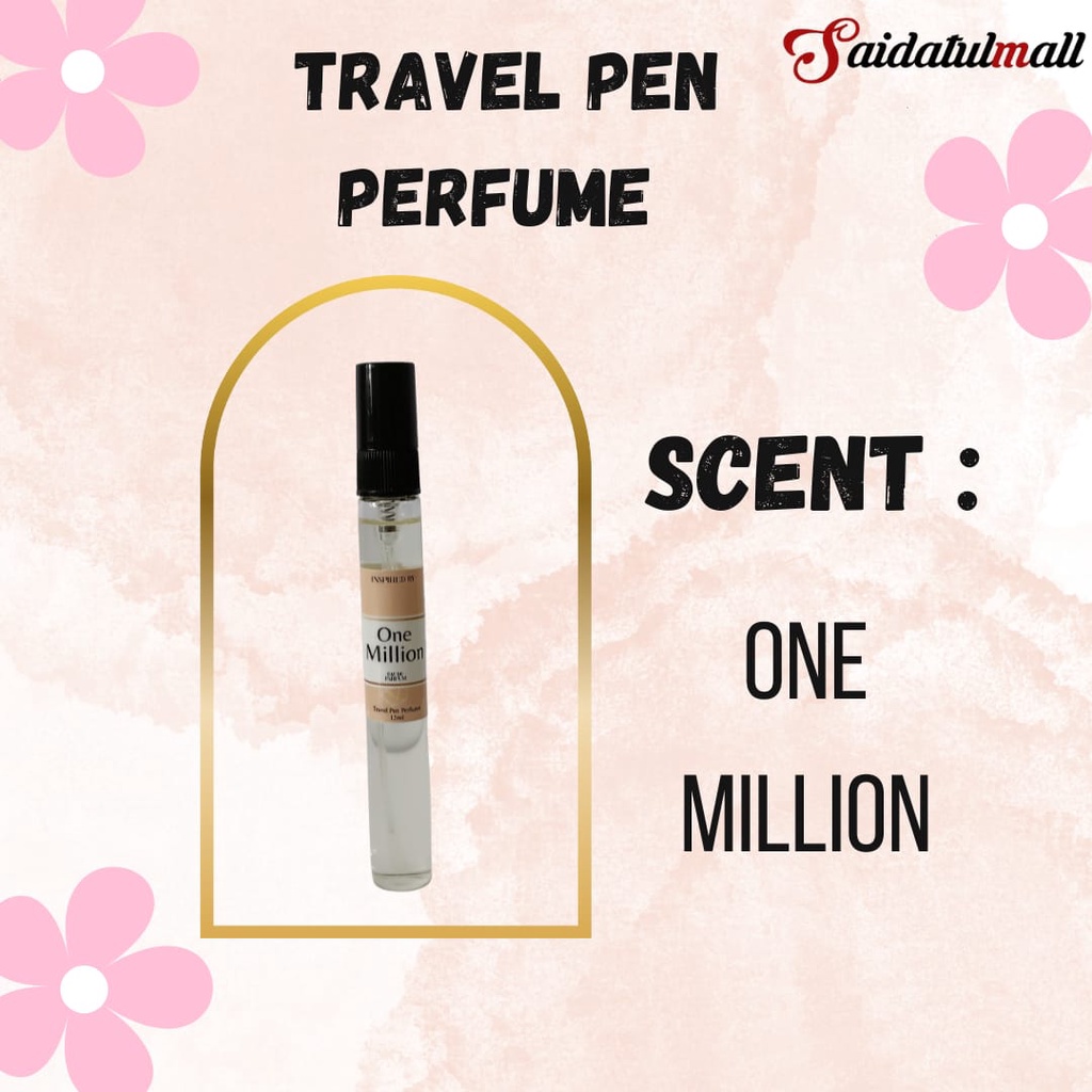 Pen Perfume Travel 12ml Minyak Wangi Lelaki | Shopee Malaysia