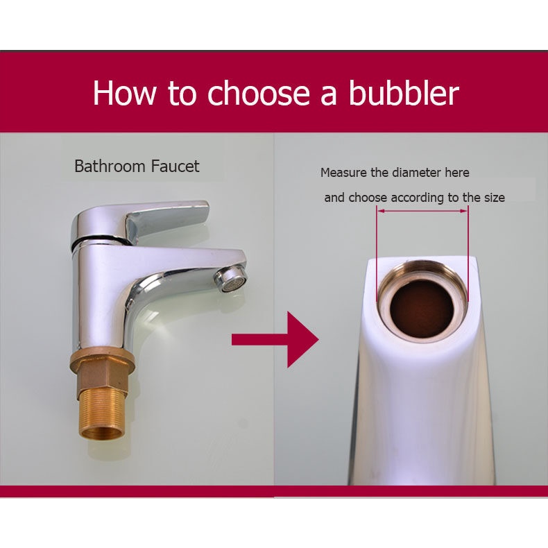 Faucet Bubbler Kitchen Tap Aerator Water Bubbler Head Faucet Spout ...