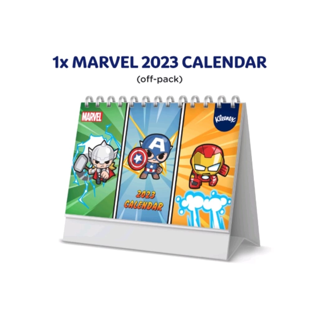 2023 Kleenex Marvel Calender | Shopee Malaysia