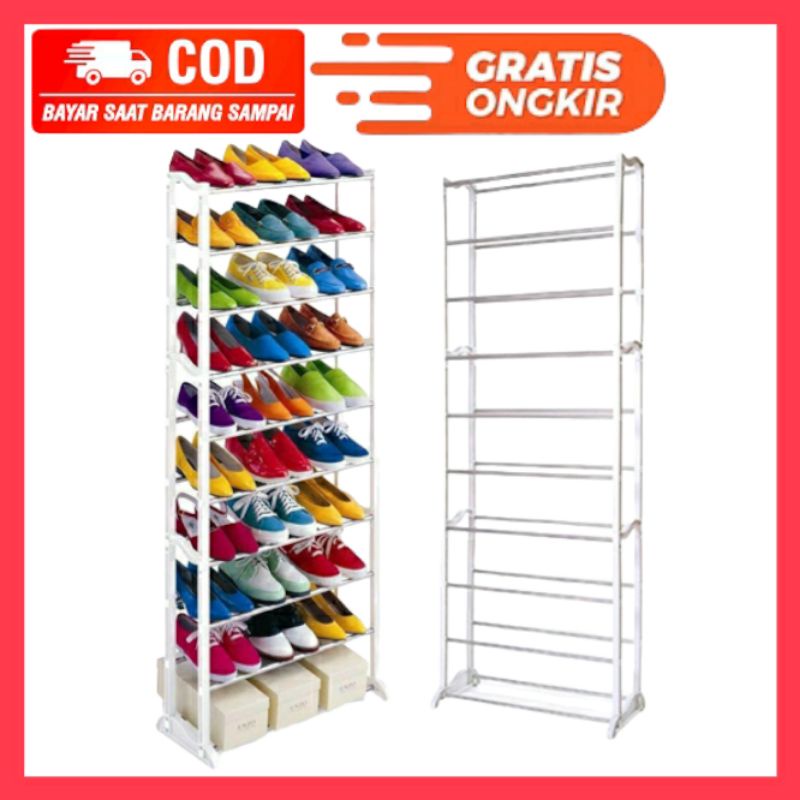 Amazing Shoes Rack (10 Stacking Shoe Racks) | Shopee Malaysia