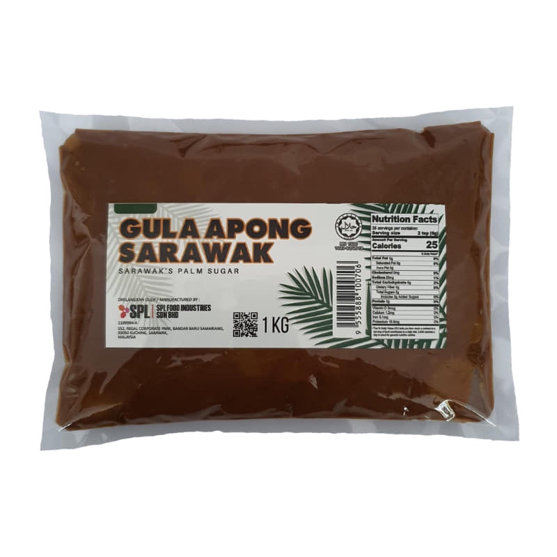 READY STOCK KL [HALAL] Gula Apong Asli Sarawak / Sirap Gula Apong 1kg ...
