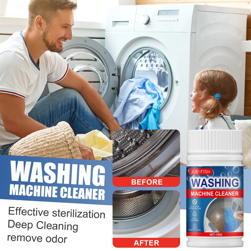 Jue Fish 100g Washing Machine Cleaner Tablet Ubat Cuci Mesin Baju ...