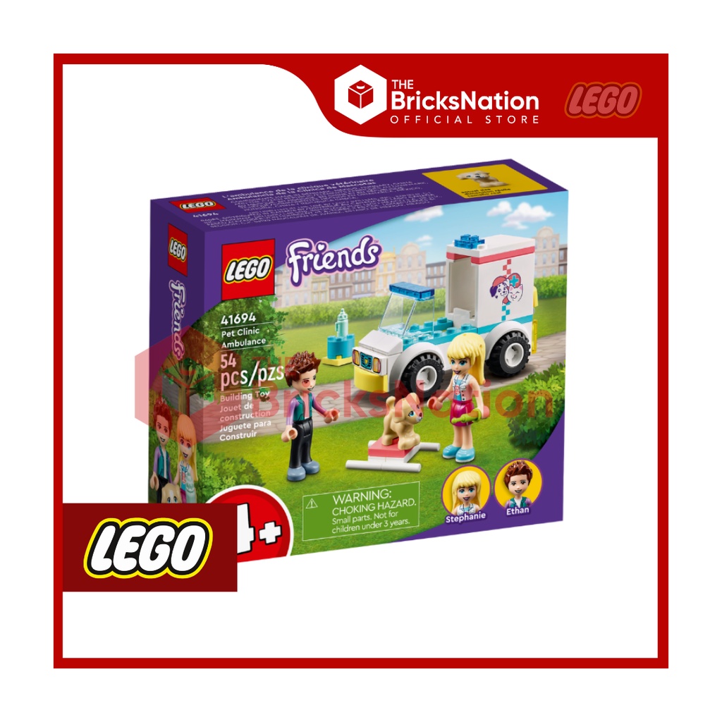 [TheBricksNation] LEGO 41694 Friends Pet Clinic Ambulance | Shopee Malaysia