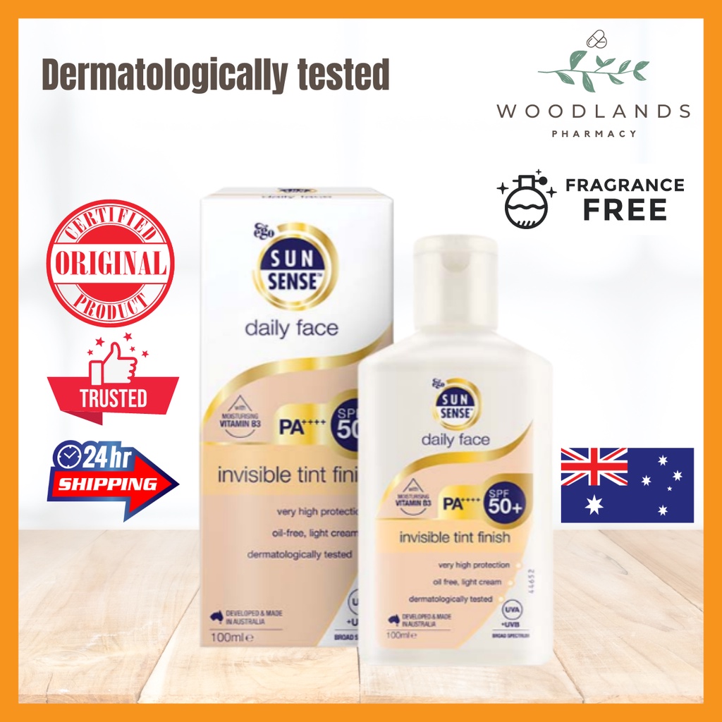 EGO QV SUNSENSE DAILY FACE SPF 50+ INVISIBLE TINT FINISH 100ML | Shopee Malaysia