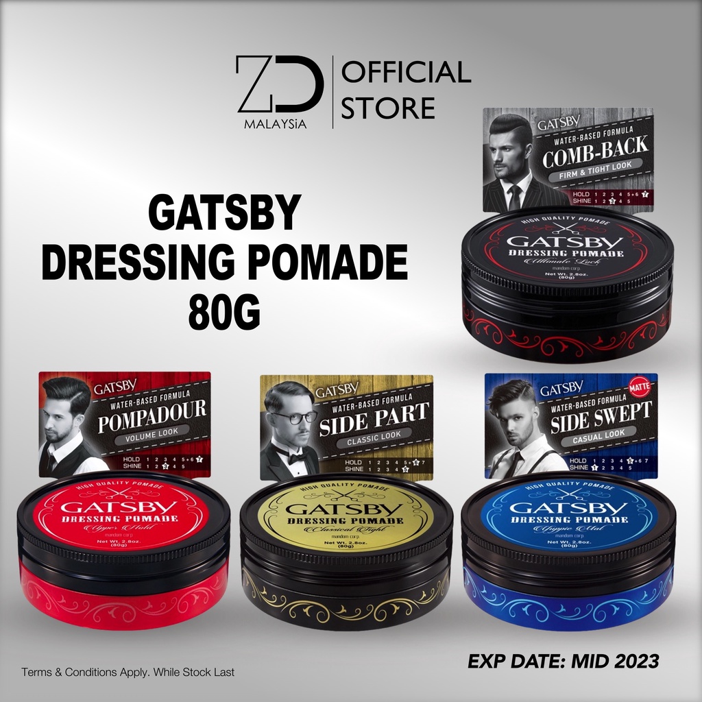 GATSBY Dressing Pomade Ultimate Lock/Upper Hold /Classical Tight/Yuppie ...