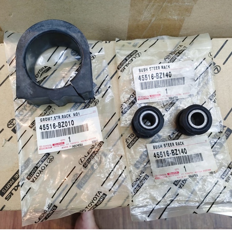 STEERING RACK BUSH/RUBBER TOYOTA VIOS NCP42 2002-2006Y AVANZA OLD F601 ...