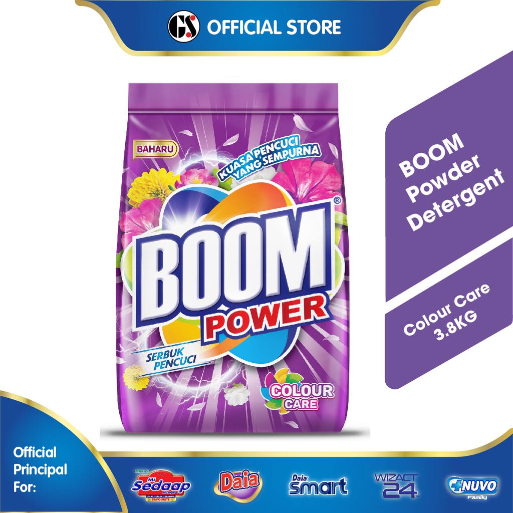 BOOM Powder Detergent Colour Care 3.8kg | Shopee Malaysia