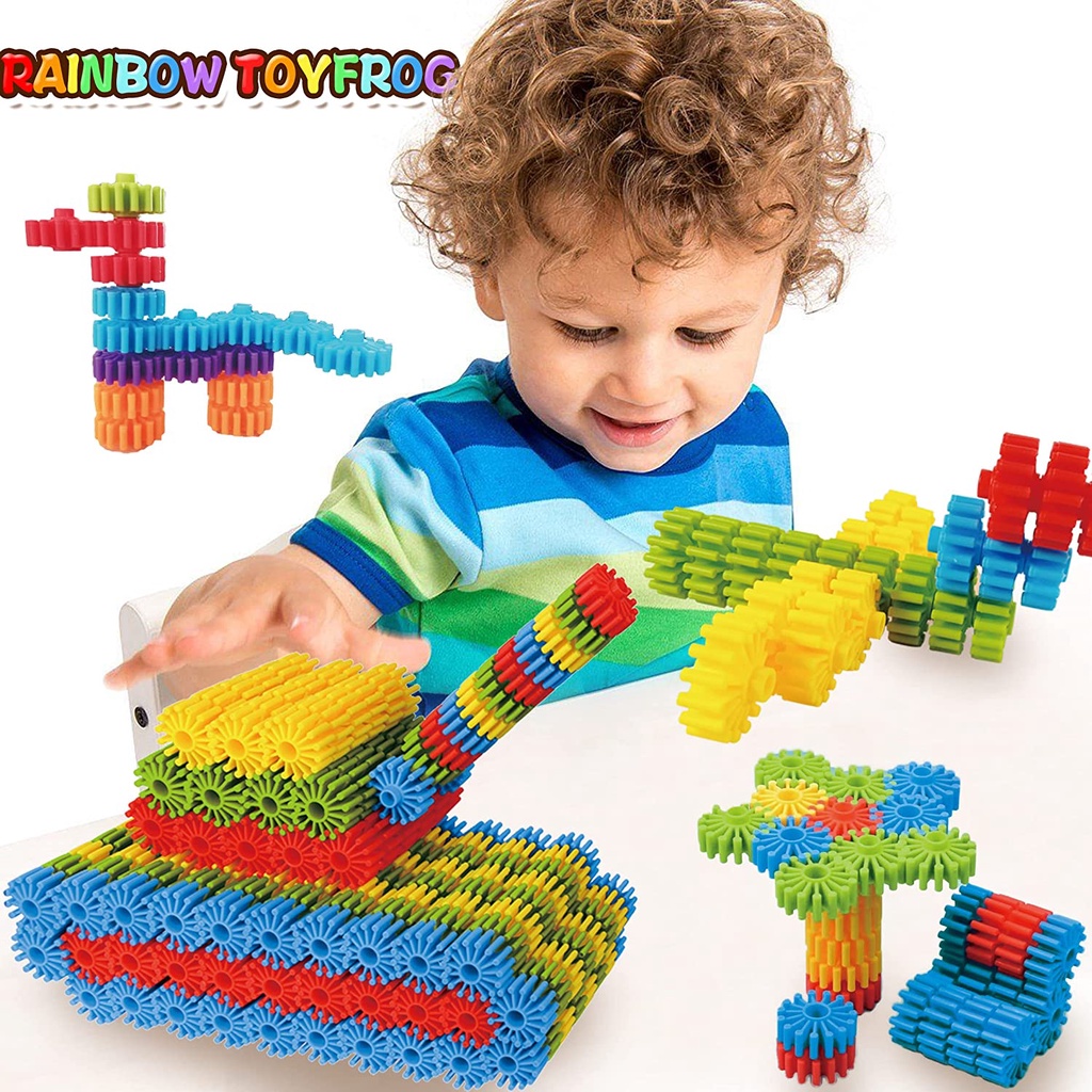 Gears Interlocking Learning Set, Manipulatives Building Kit Toys with ...