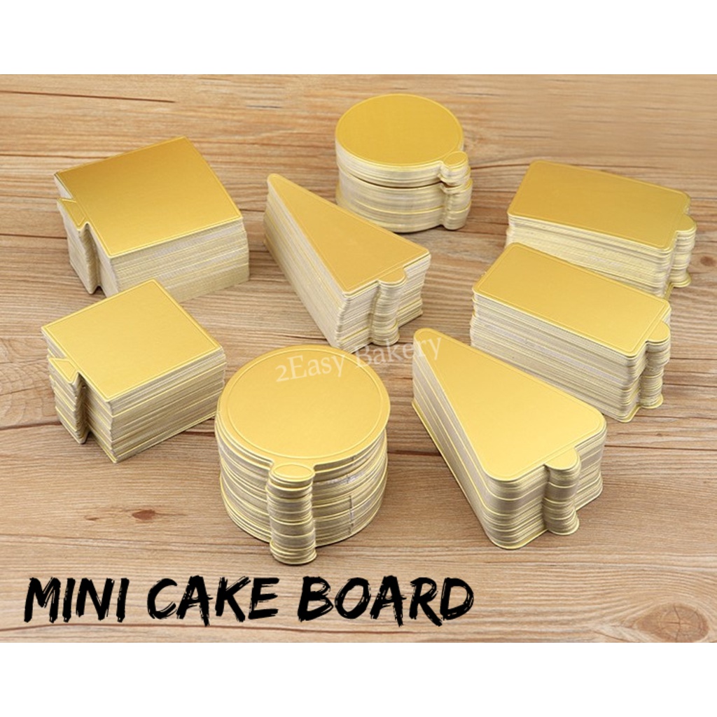 [25pcs] Mini Cake Board / Dessert Mousse Cake Base / Donut Cake Board ...