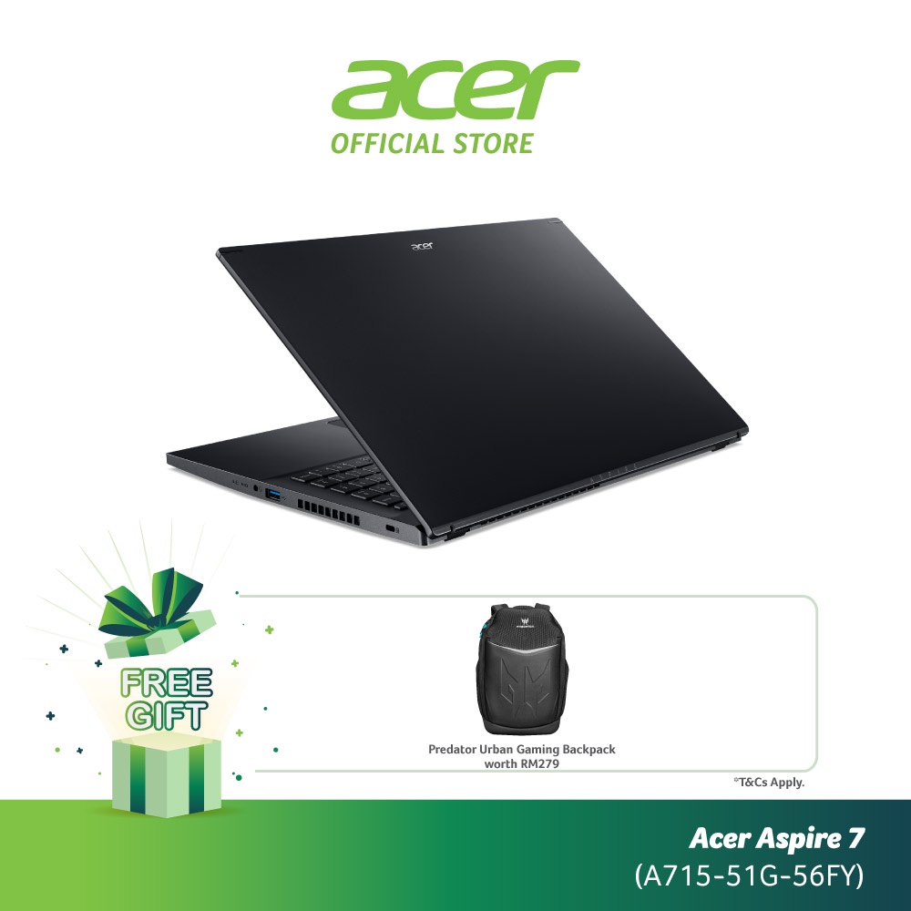 Acer Aspire 7 12th Gen Core i5 Laptop A715-51G-56FY | Shopee Malaysia