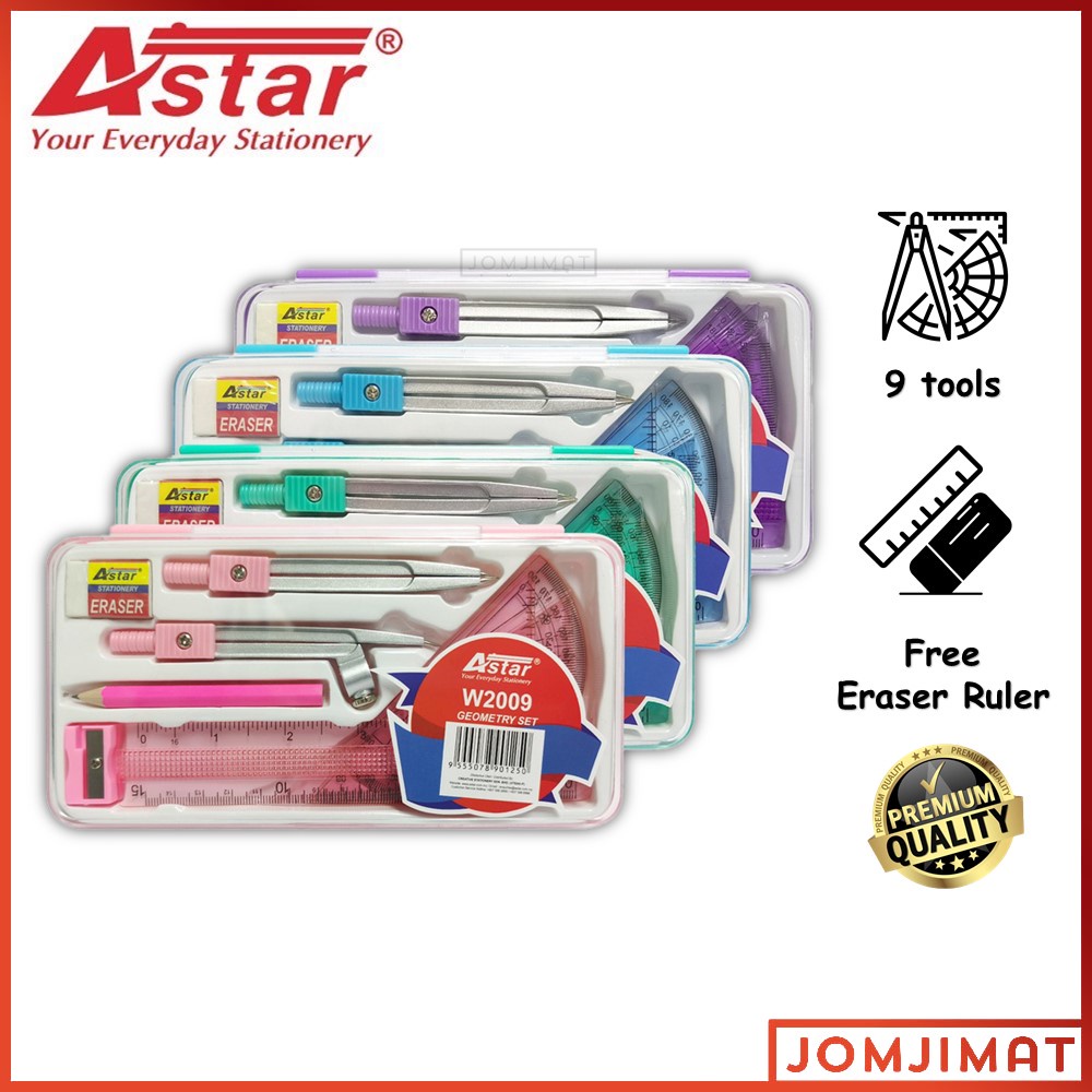 Astar Geometry Set W2009 / Math Set / Compass Set / Mathematical ...