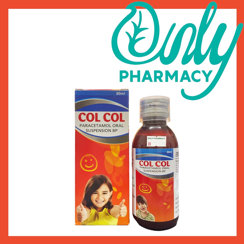 Col Col Paracetamol 60ml Similar to Uphamol Syrup 250mg Uphamol 250mg ...