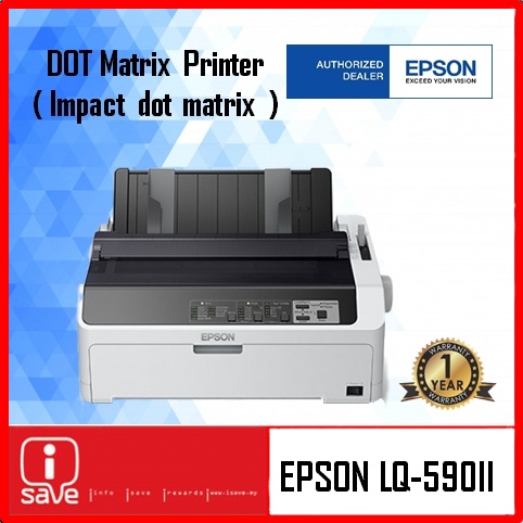 EPSON LQ-590II DOT MATRIX PRINTER (LQ-590 / LQ 590 / LQ-590(2) / LQ 590 ...