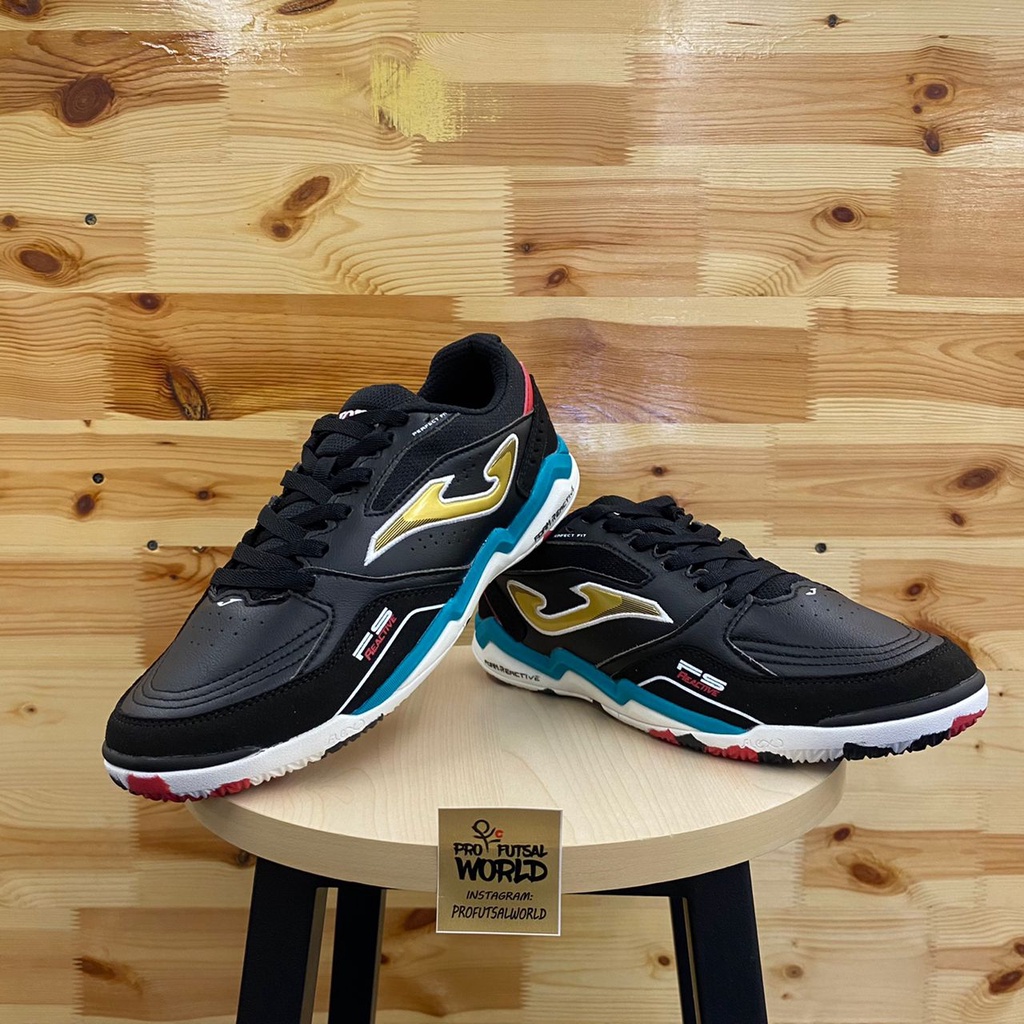 JOMA FS2301 BLACK KASUT FUTSAL SHOES (100% ORIGINAL, LOCAL SELLER ...