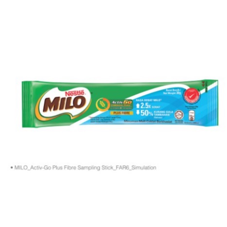 MILO Activ-Go Plus HI- Fibre stick(30g)Exp Jul 2023 | Shopee Malaysia