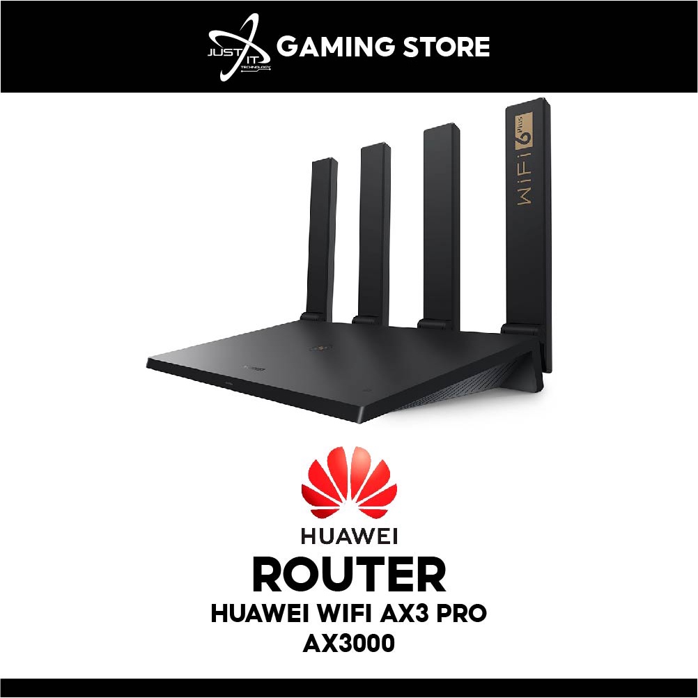 HUAWEI WS7206-20 WIFI AX3 PRO AX3000 DUAL BAND GIGABIT ROUTER (BLACK ... HUAWEI WS7206-20 WIFI AX3 PRO AX3000 DUAL BAND GIGABIT ROUTER (BLACK ...