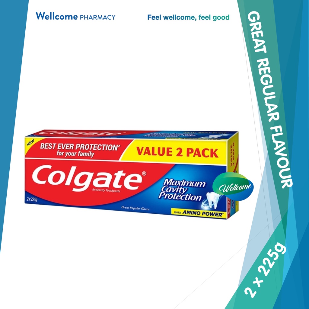 Colgate CDC Red Maximum Cavity Protection Toothpaste - Great Regular ...