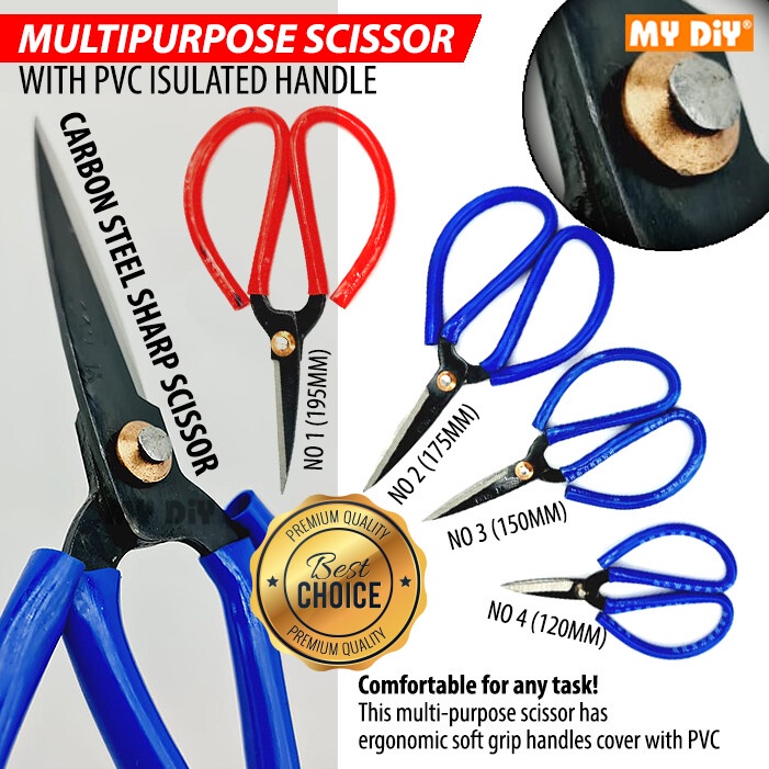 MYDIYHOMEDEPOT - Multipurpose Scissor Old Fashion Big Head Scissor with ...