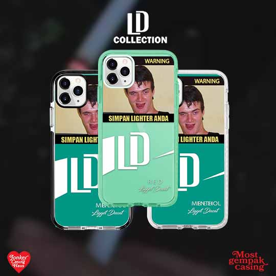 LD HIJAU COLLECTION (ROKOK SERIES) Bumper Case Casing IP 6 until 12 PRO ...