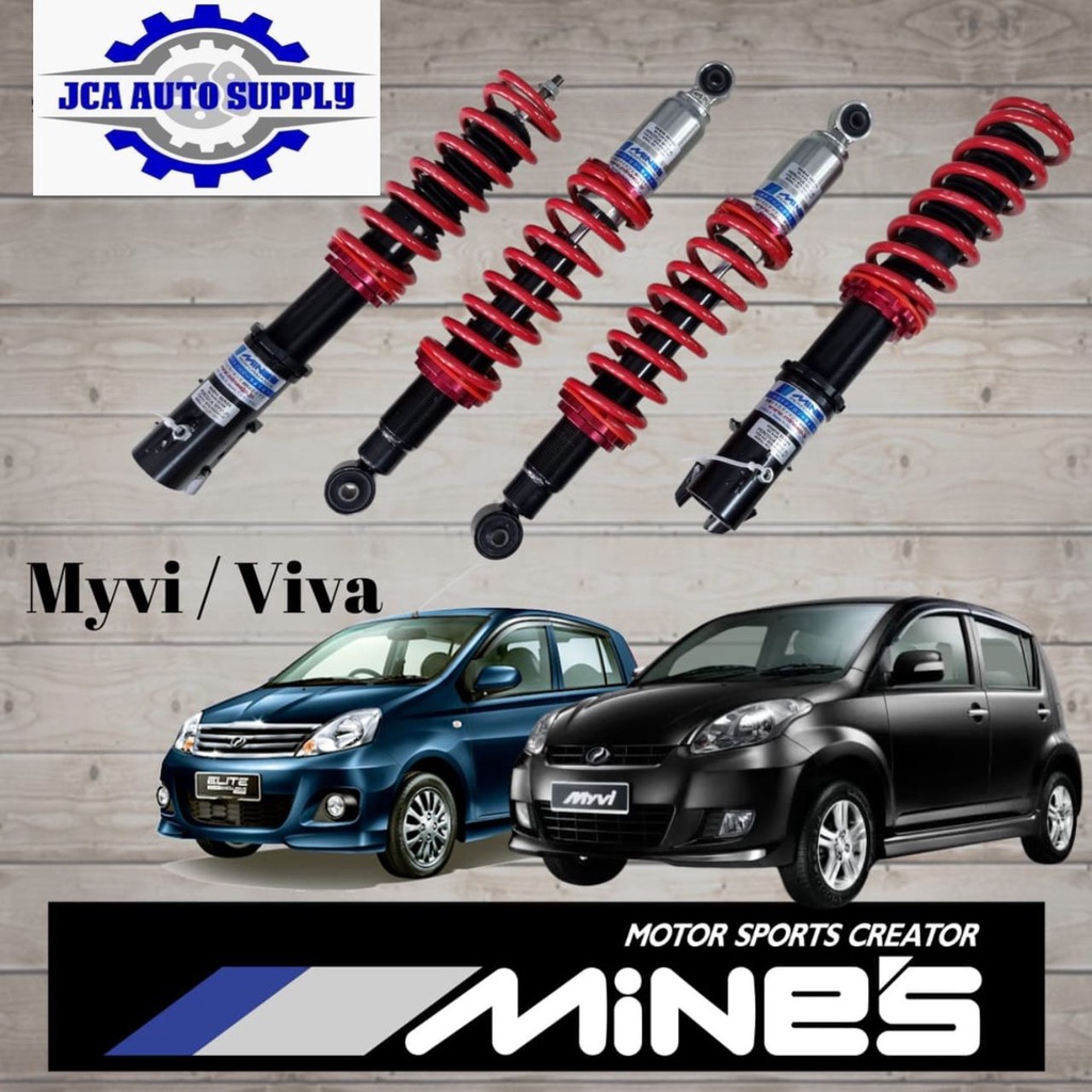 Perodua Myvi - Viva Adjustable Absorber Set - High Low Body Shift ...