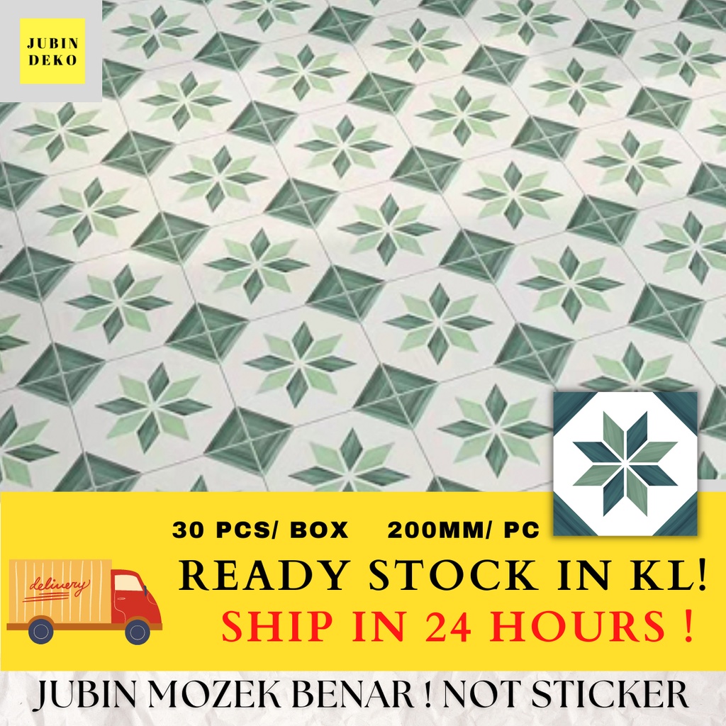 [NOT STICKER] *1 BOX 30PCS* WALL TILES /MOZEK/JUBIN DINDING/CERAMIC ...