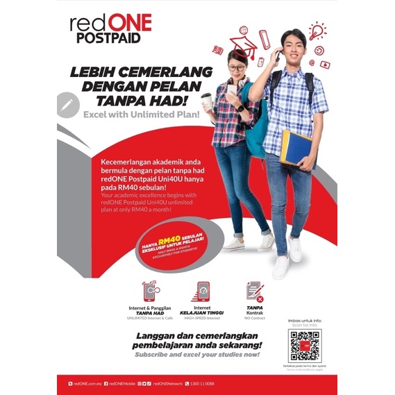 redone unlimited data & calls(only for student) | Shopee Malaysia
