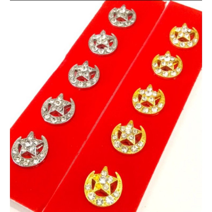 BUTANG BAJU MELAYU BULAN BINTANG DIAMOND | Shopee Malaysia