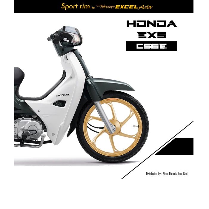 Takasago Excel Asia Rims Honda EX5 Dream | Shopee Malaysia