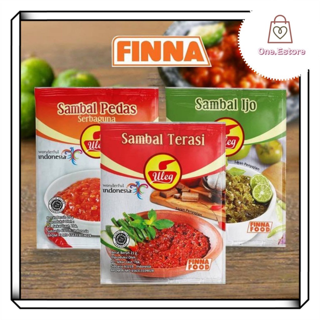 FINNA Food ULEG Sambal Terasi 20g | Shopee Malaysia