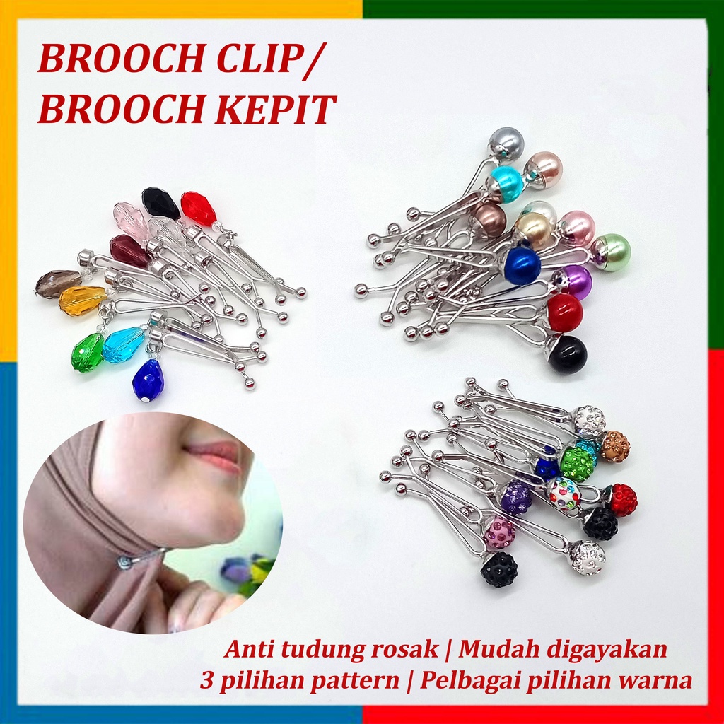 BROOCH CLIP / BROOCH KEPIT VIRAL | Shopee Malaysia