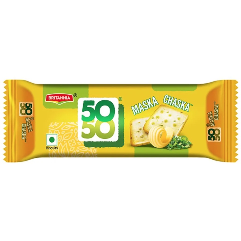 Britannia 50 50 Maska Chaska Biscuit 62gm | Shopee Malaysia