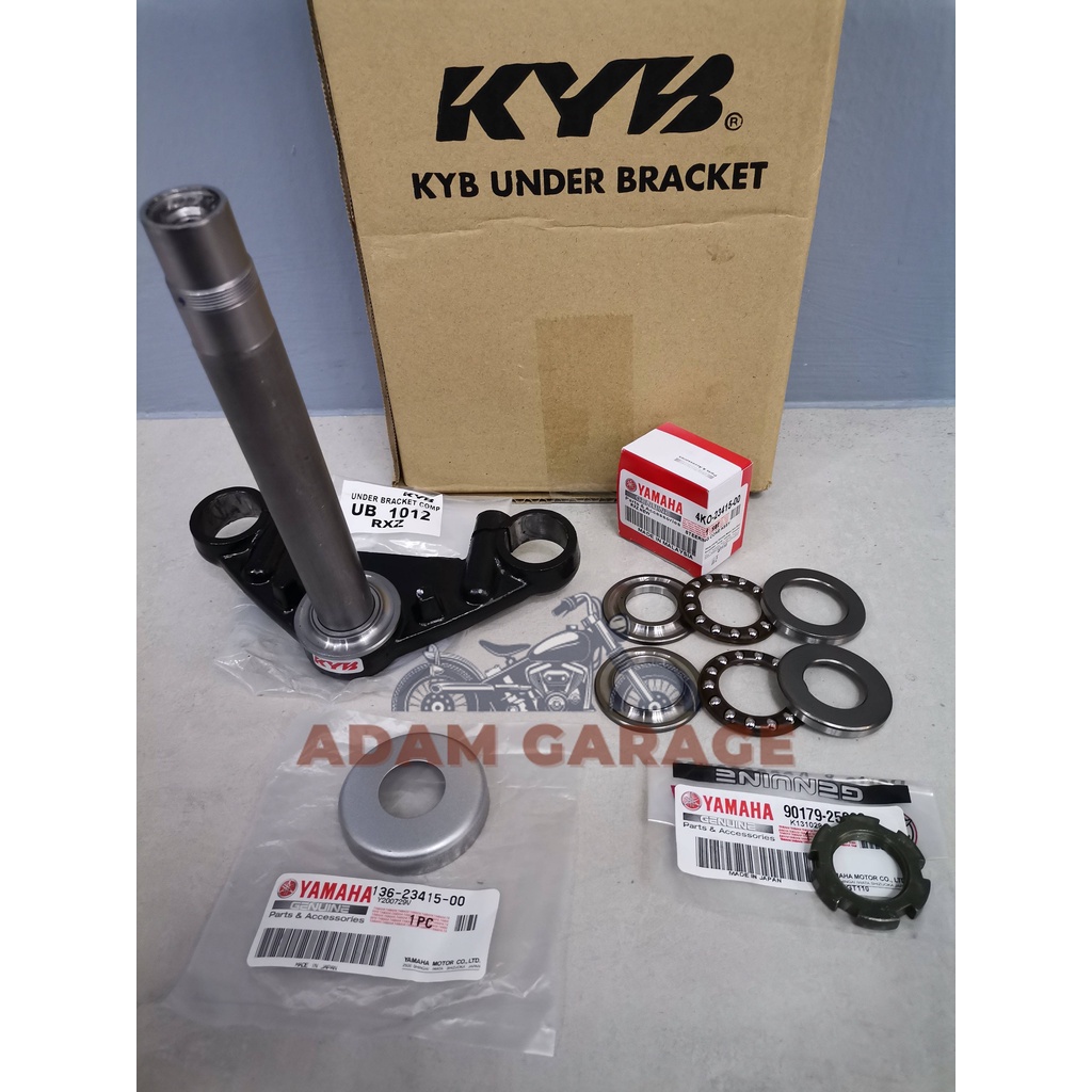 YAMAHA RXZ Fork T / STEERING HANDLE STEM/ COUNTER SHAFT /STEERING STEM STEERING CONE FORK T LOCK ...