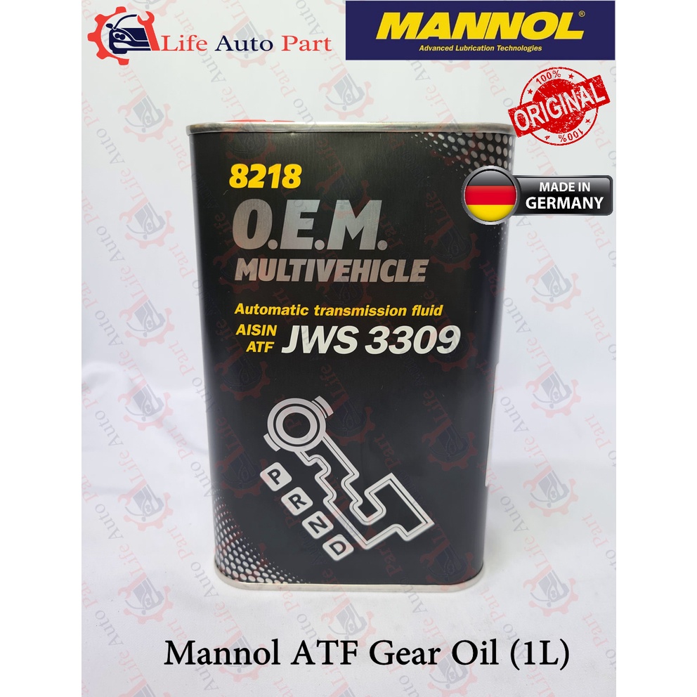 Mannol ATF Gear Oil OEM Multivehicle Gear Oil Auto 8218 (1 Liter ...