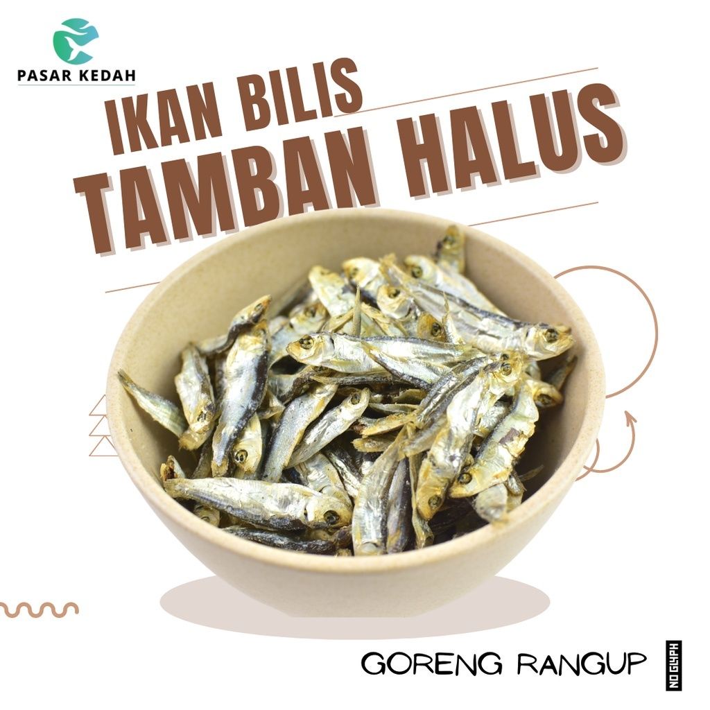 (100g) Ikan Bilis Tamban Halus Tanjung Dawai Rangup | Crunchy Dried ...