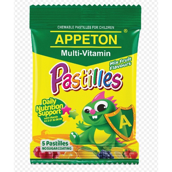 APPETON PASTILLES (MULTI-VITAMIN MIX FRUIT FLAVOURS 5'S/ A-Z KID'S ... APPETON PASTILLES (MULTI-VITAMIN MIX FRUIT FLAVOURS 5'S/ A-Z KID'S ...