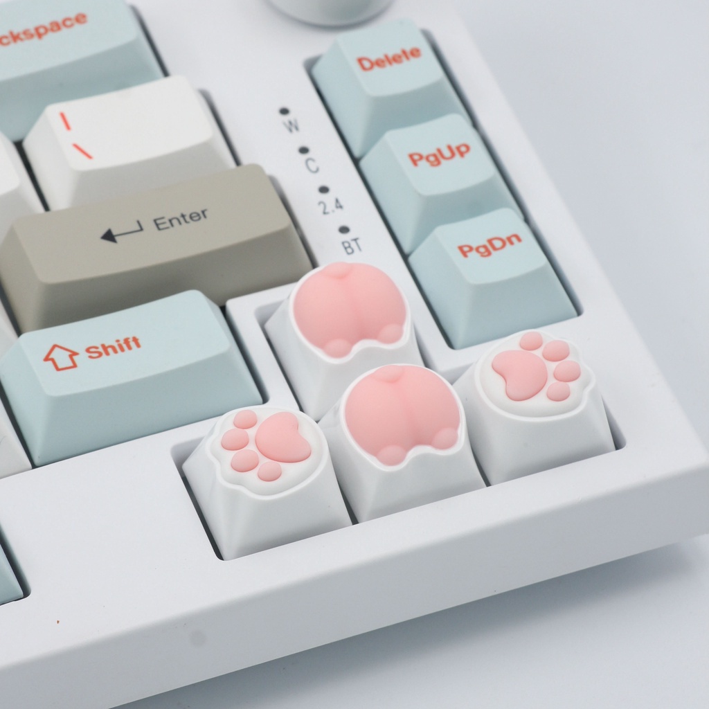 Cute Cat Paw Keycap For Mechanical Keyboard CherryMx Gateron Kailh ...