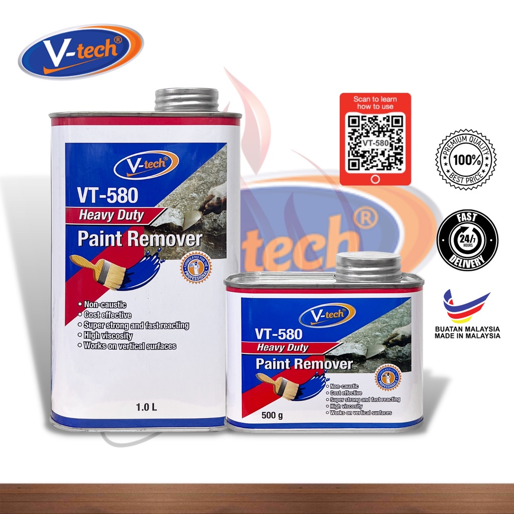 Vtech VT-580 VT580 Heavy Duty Paint Removal / Penanggal Cat / Buang Cat ...