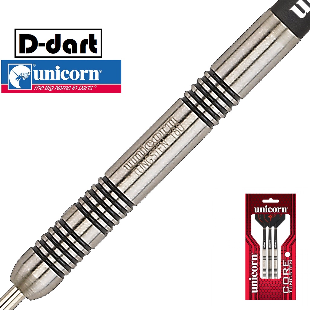 UNICORN STEEL TIP DART - 27G CORE 80% TUNGSTEN DARTS (27G) | Shopee ...