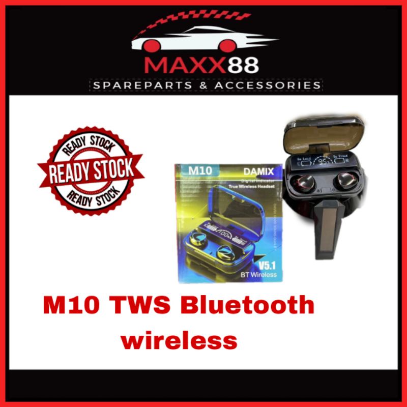 M10 TWS BLUETOOTH DAMIX TRUE WIRELESS HANDSET | Shopee Malaysia