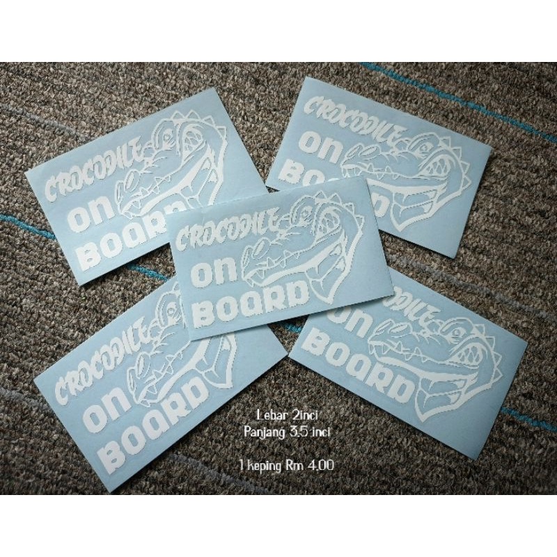 Sticker kereta & motor (STICKER BUAYA ) | Shopee Malaysia