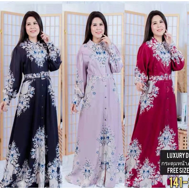 LUXURY DRESS PLUS SIZE | Shopee Malaysia