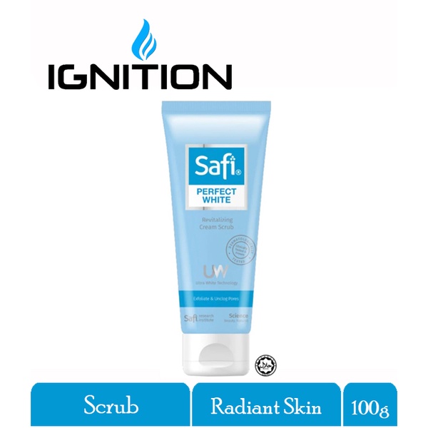 Safi Perfect White Revitalizing Cream Scrub 100G | Shopee Malaysia