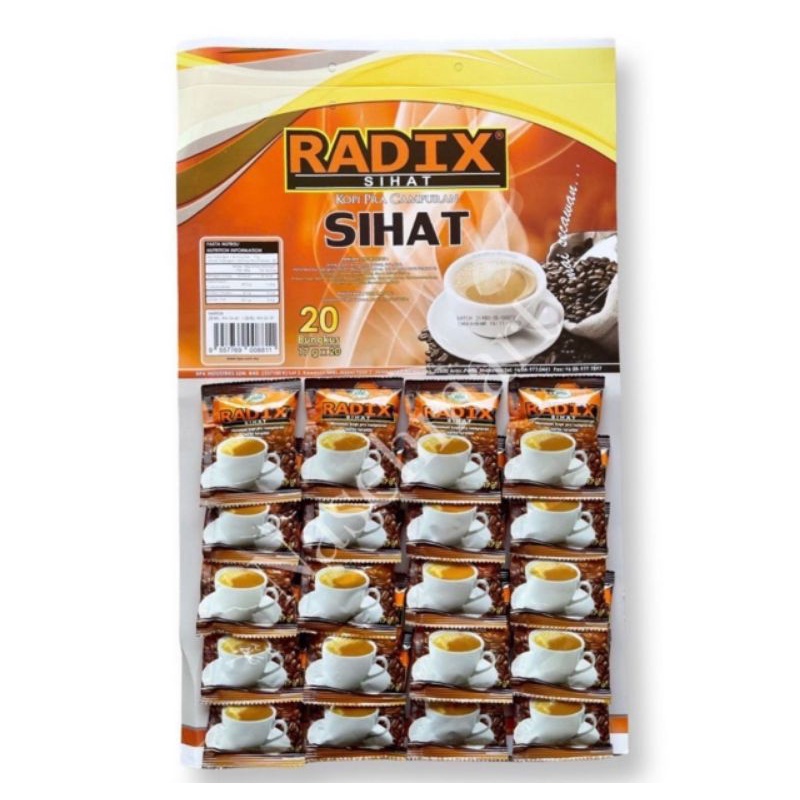 KOPI RADIX SIHAT 20SACHET | Shopee Malaysia