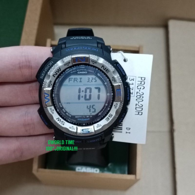 CASIO PROTREK ORIGINALPRG-260-2/PRG-260-2DR/PRG-260/PRG260 | Shopee ...
