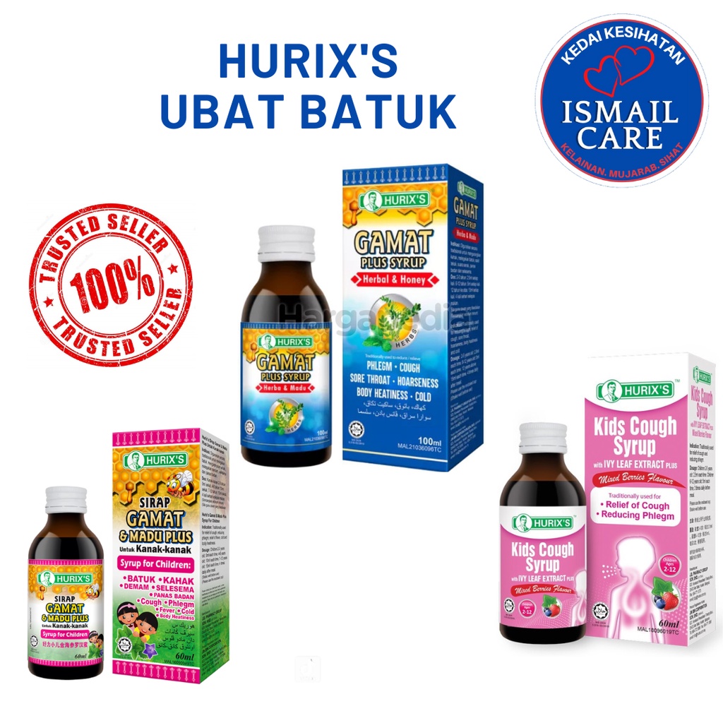 HURIX'S COUGH SYRUP (UBAT BATUK) | Shopee Malaysia