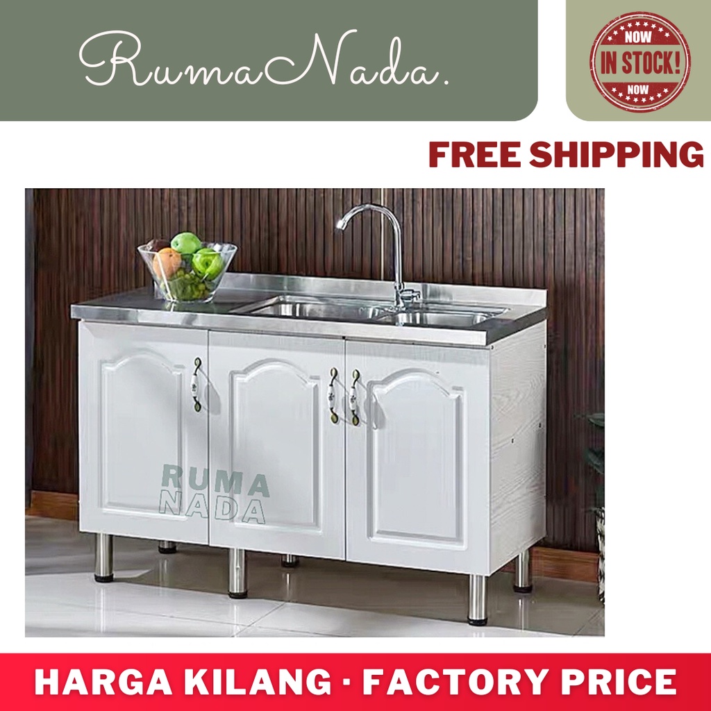 FREE SHIPPING Kitchen Cabinet Sinki / Cabinet Dapur Kabinet Dapur ...