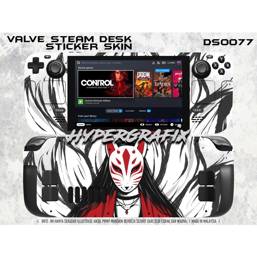 Steam Deck Sticker Skin 0077 | Shopee Malaysia